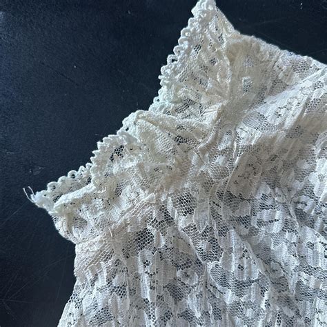 Vintage Coquette Fairy Lace Top Size XS Depop