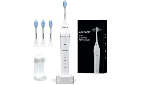 Sonic Electric Toothbrush Rechargeable Toothbrushes With 4 Duponts