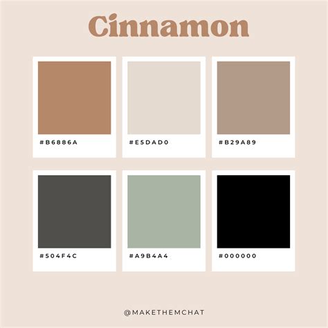 Cinnamon Color Palette Spiced Neutrals With A Moody Twist House