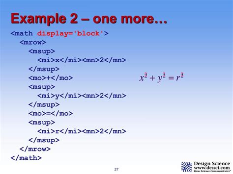 Ppt Introduction To Using Mathml Powerpoint Presentation Free