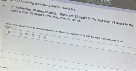[ANSWERED] he following scenario to answer parts A C A theater has 19 - Kunduz