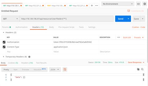 Api Returning No Results In Postman But Results In Browser Frappe