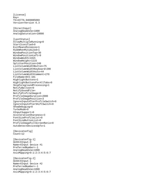 Joytokey Ini Original Pdf Input Output Computer Engineering