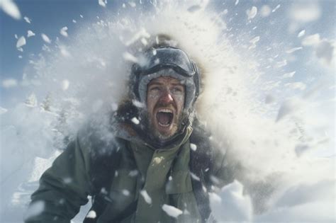 Premium Photo Man Being Struck By Generative Ai