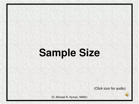 PPT Sample Size PowerPoint Presentation Free Download ID