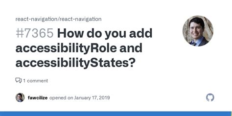 How Do You Add Accessibilityrole And Accessibilitystates · Issue 7365