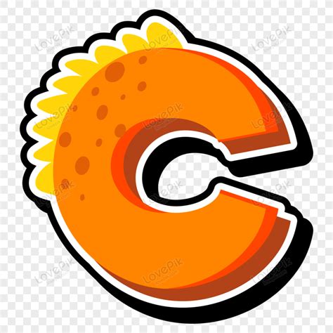 C 알파벳 만화 그림 Png 일러스트 무료 다운로드 Lovepik