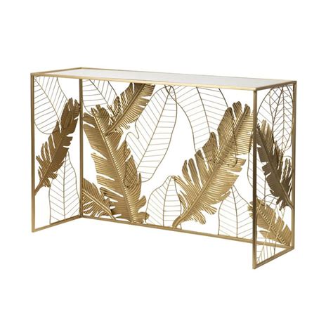 Nubell Coffee Table Set With Elegant Gold And White Design