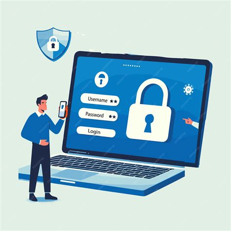 Vector Secure Login Flat Illustration Premium Ai Generated Vector