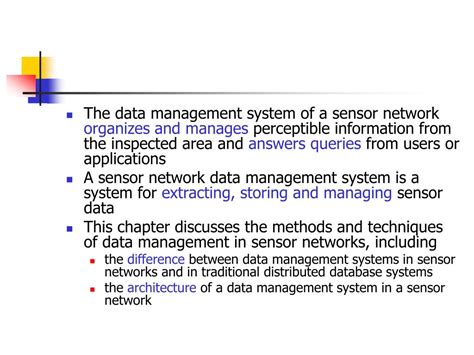 Ppt Data Management In Sensor Networks Powerpoint Presentation Free Download Id103926