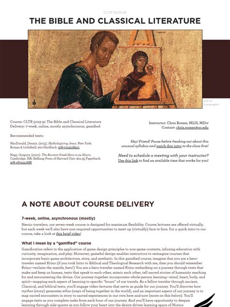 cltr 5023 91 bible and classical literature syllabus su2023 pdf