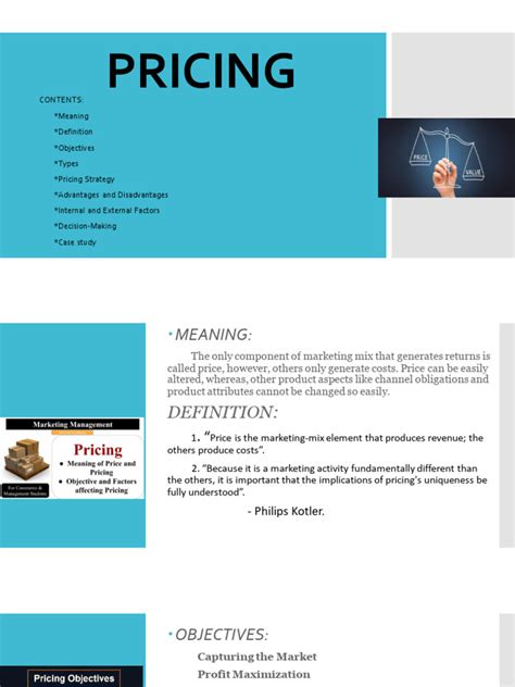 Pricing Pdf