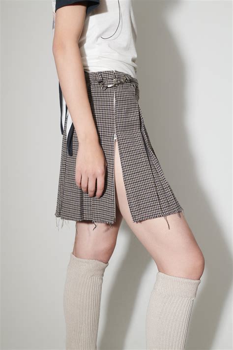 Our Legacy Object Skirt Old Money Check