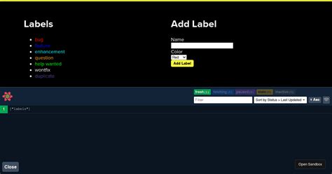 Practice Mutations Forked Codesandbox