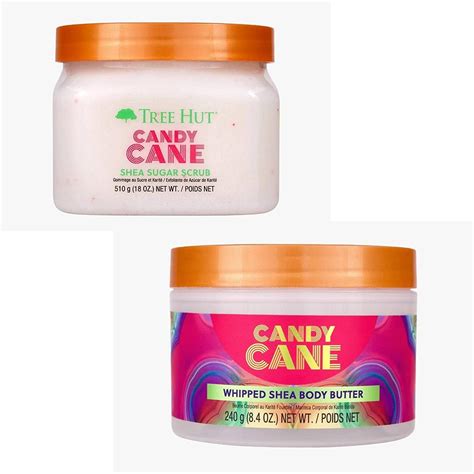 Buy Tree Hut Candy Cane Shea Sugar Scrub Bundled With Candy Cane