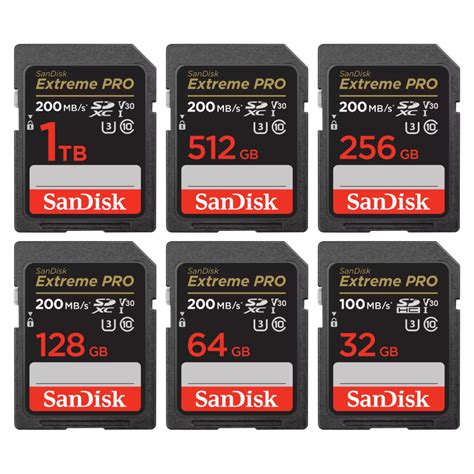 Sandisk Extreme Pro Sdhc And Sdxc Uhs I R200mbs W140mbs