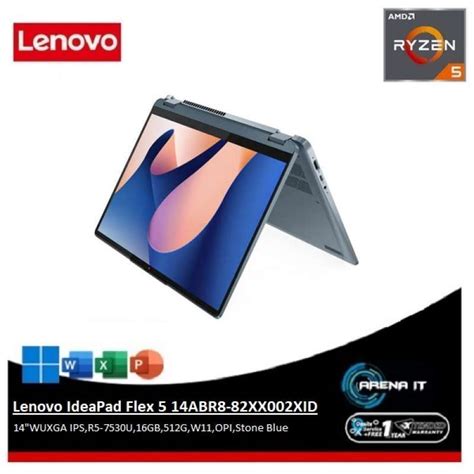 Promo Lenovo IdeaPad Flex 5 14ABR8 82XX002XID 14WUXGA IPS R5 7530U