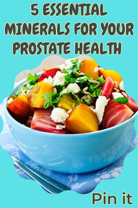 Minerals For Prostate Health In Men Prostate Health Tips Prostate