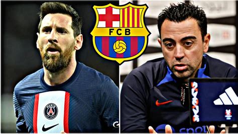 Feu vert de la Liga pour le retour de Messi au Barça Xavi a trouvé