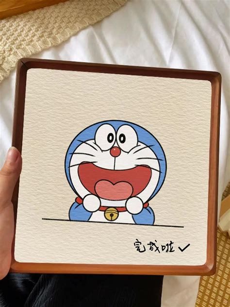 哆啦a梦简笔画教程丙烯画简单(11张)简笔画图片大全 哆啦a梦简笔画教程丙烯画简单(11张)简笔画图片大全