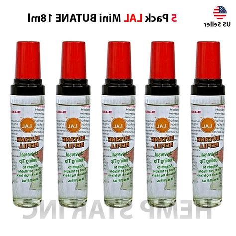 5 Pack Winlite Lal Butane Refill 18 Ml
