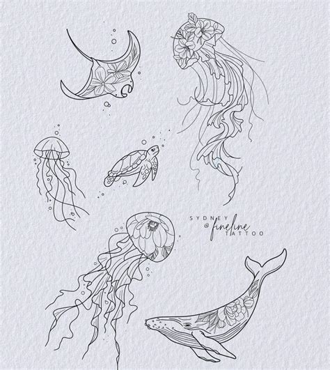 31 Extremely Cute Coastal Tattoos Every Ocean Lover Needs Keep It Beachy