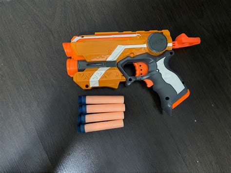 Nerf Firestrike Elite Incl 4 Sticky Darts Hobbies And Toys Toys