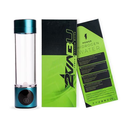 2vabu Alkaline Hydrogenated Water Bottle High Hydrogen Generator Up To