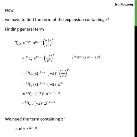 Example 16 Sum Of Coefficients Of First Three Terms Examples
