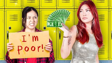Rich Vs Broke Girl At School Funny And Crazy Situations By Crafty Hacks