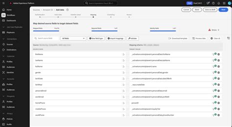 資料準備ui指南 Adobe Experience Platform
