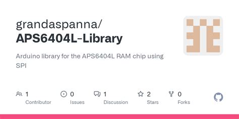 Github Grandaspannaaps6404l Library Arduino Library For The