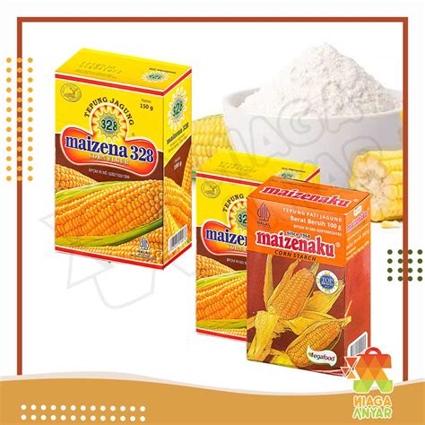 Jual NA Maizena 328 Maizenaku Ukuran 100 150 Gram Tepung Jagung Corn Flour Starch Pati Jagung