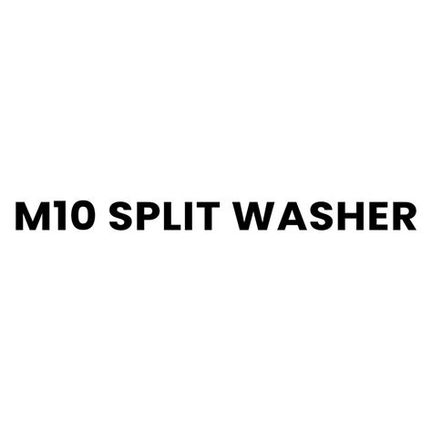 M10 Split Washer — Proheal Products