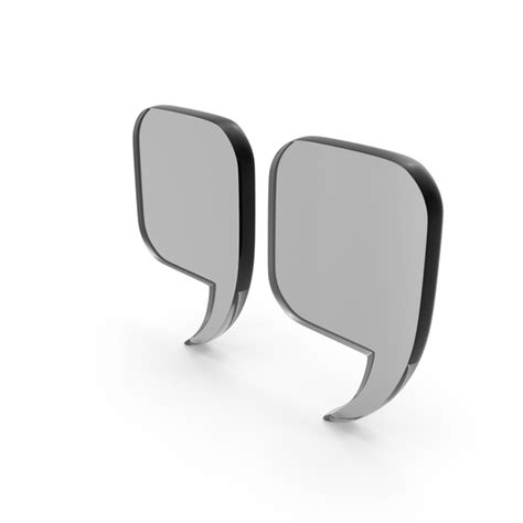 「black Glass Inverted Commas Symbol」の3dオブジェクト、2299286067 Shutterstock