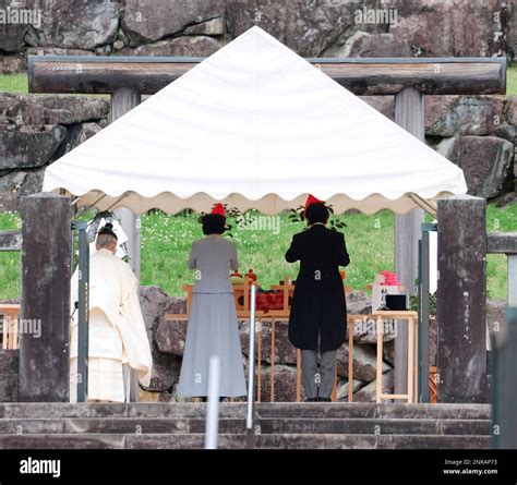 Japanese Crown Prince Akishino Fumihito And Crown Princess Kiko Visit