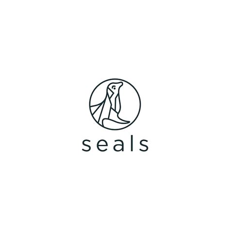 Premium Vector Seal Logo Icon Design Vector And Flat