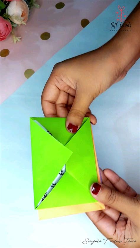 Paper Envelope Making Origami Paper Craft Regalos Para Mi Novio Origrami Regalos