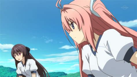 배경 화면 애니메이션 소녀들 Anime Screenshot 아오노 카나타 No Four Rhythm 쿠라시나 아스카 토비 사와 미사키 긴 머리 핑크 머리카락