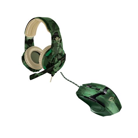 Combo Audifonos Trust Gxt 310c Mouse Verde Trust Gxt 101c Cambio