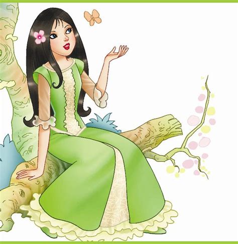 Gambar Kartun Putri Cantik Denah