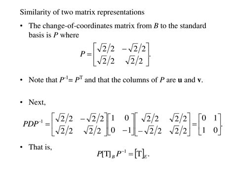 Ppt Eigenvectors And Linear Transformations Powerpoint Presentation Free Download Id1132169