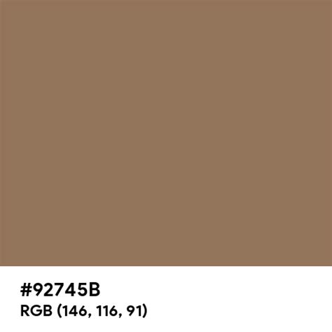 Soil Color Hex Code Is 92745b