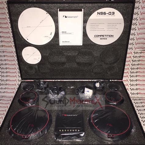 Nakamichi NS6 Q3 Car Speaker Audio Soundbars Speakers Amplifiers