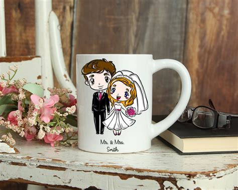 Couples De Mariage Cadeau Tasse à Café Tasse Mariage Amour Etsy France