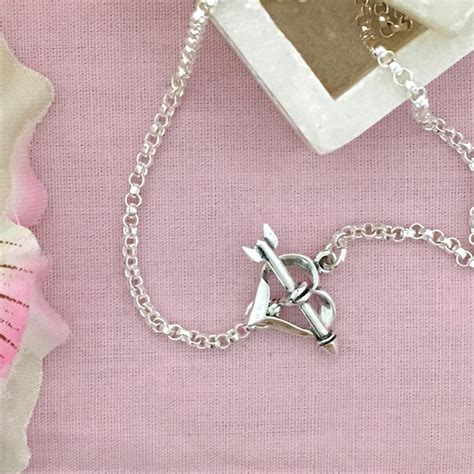 20 In Heart Toggle Necklace Etsy