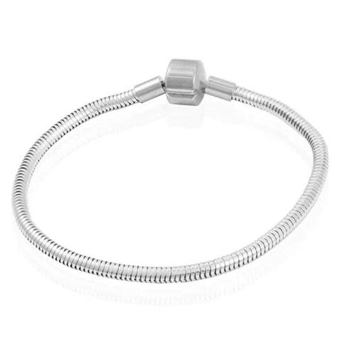 Pulseira para Berloques Aço Inox Shopee Brasil