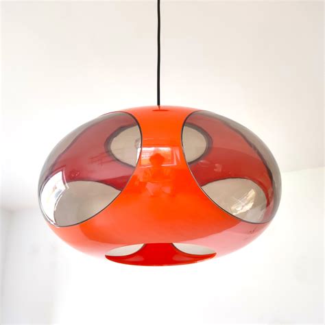 Orange Bug Eye Lamp By Massive 1970s 280400