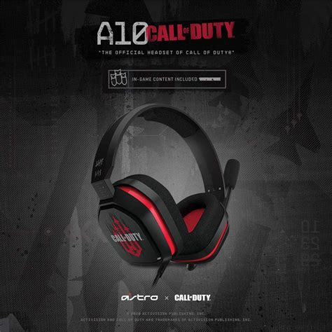 Audífonos Astro A10 Edición Call Of Duty Cold War 3 5mm Multiplataforma Micrófono Flip To