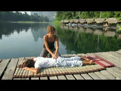 Thai Yoga Massage At Jungle Yoga Thailand Youtube
